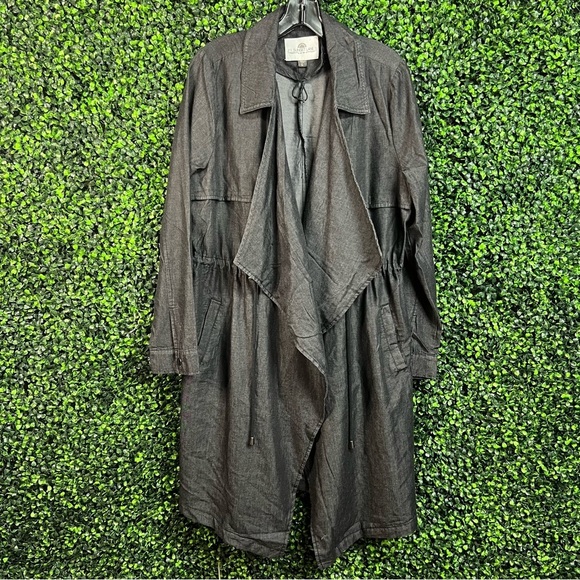1 SUNSET LANE | Jackets & Coats | Sunset Lane Chambray Trench Jacket ...